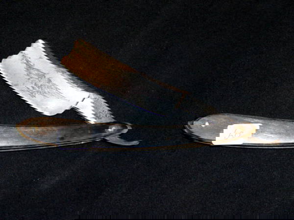 Straight Razor. C 1860. Wade & Butcher Wedge Blade