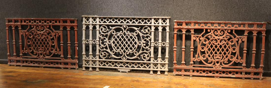 Three Wrought And Cast Iron Panels