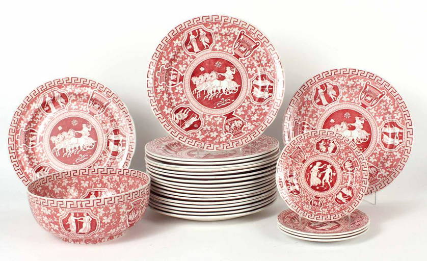 23 Copeland Spode "Greek" Pattern Dinner Plates - Nov 02, 2017 | Nye ...