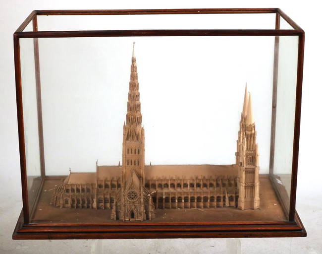 Large Diorama Of A Cathedral