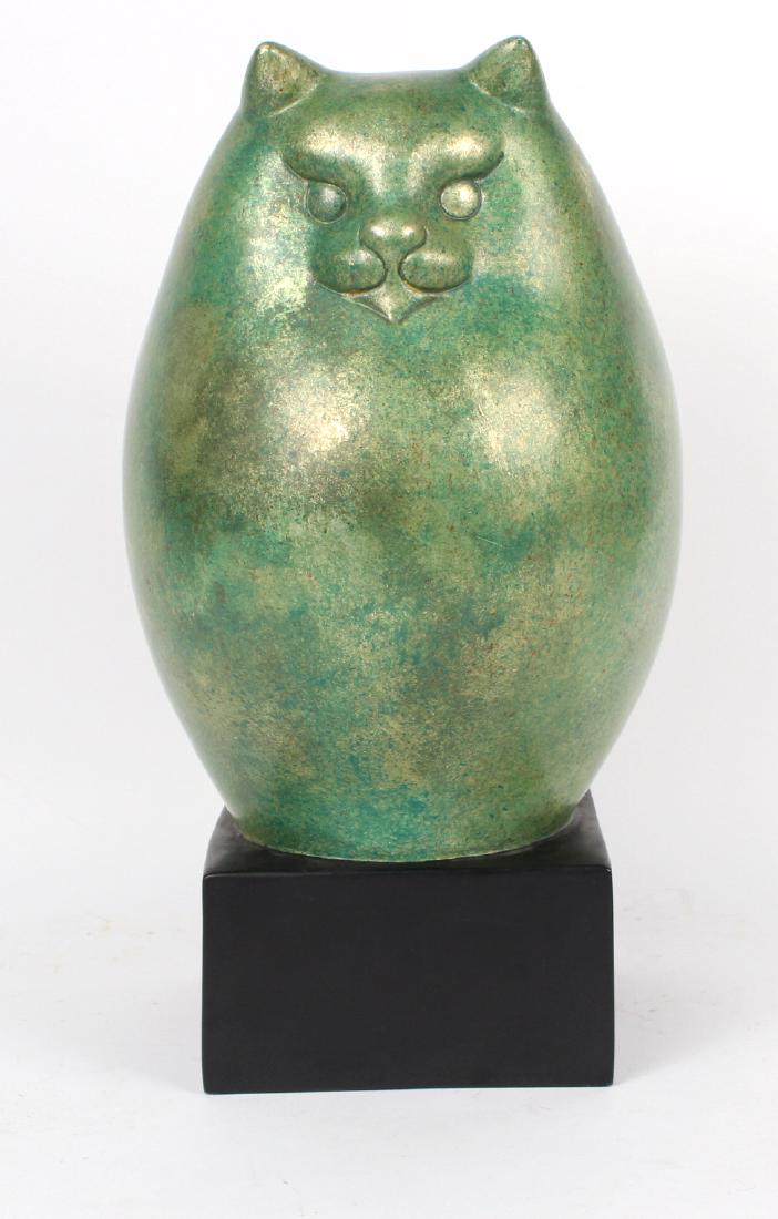 Plaster Sculpture, Green Cat, Richard Recchia - Dec 14, 2017 | Nye ...