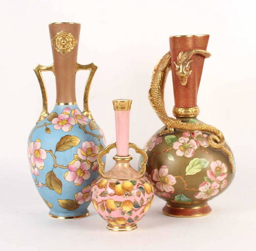Three Old Hall Vases