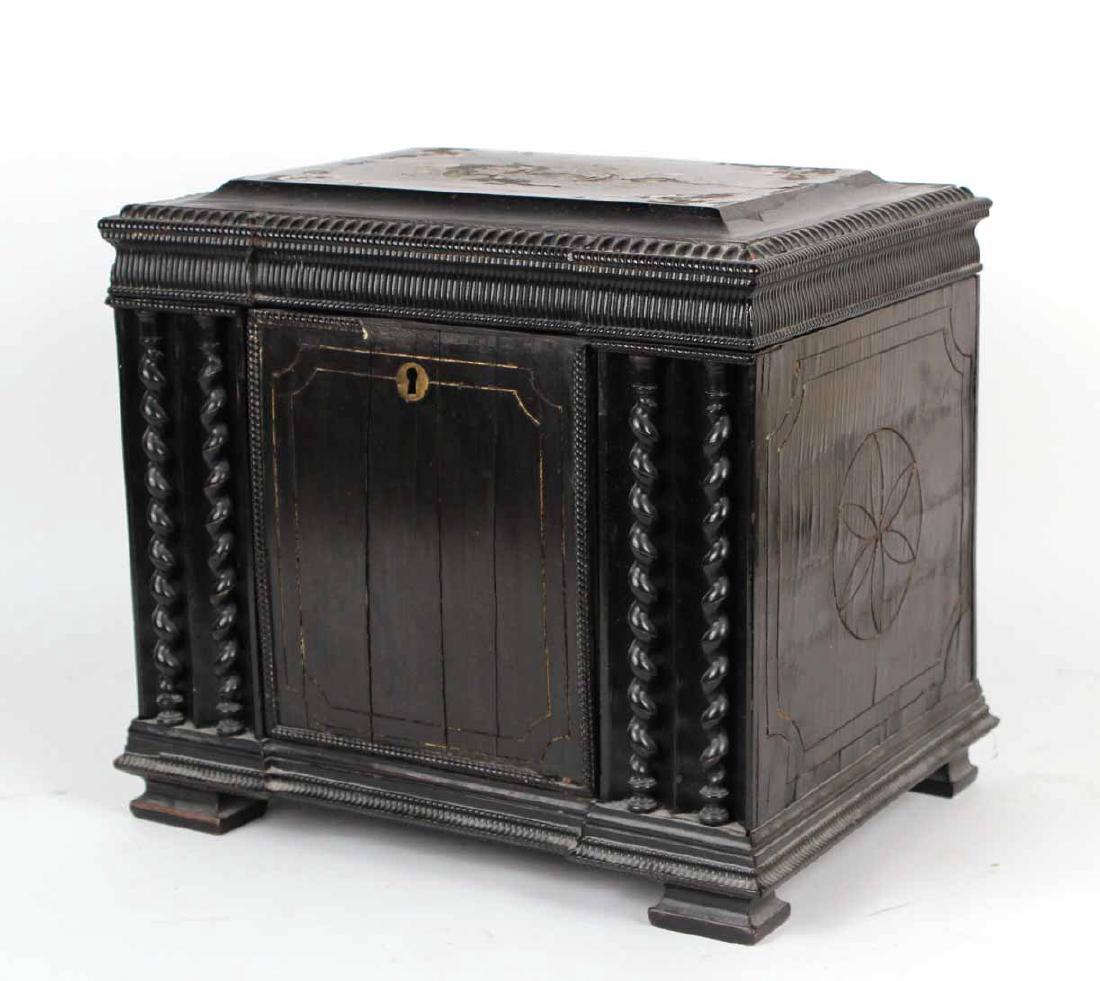 English Black Document Box