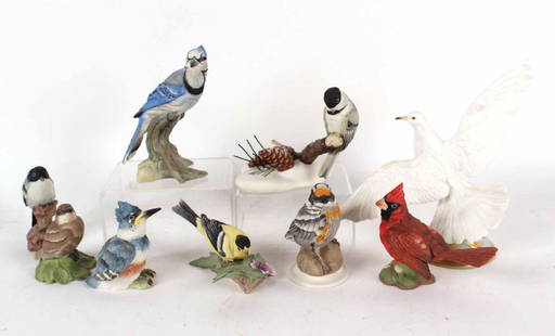Four Boehm Bird Figurines