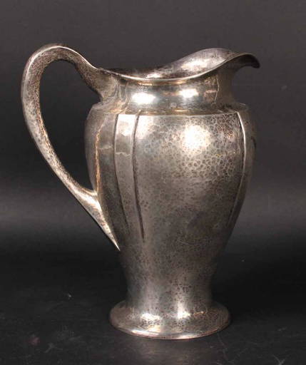 Hand Wrought Sterling Silver Water Pitcher