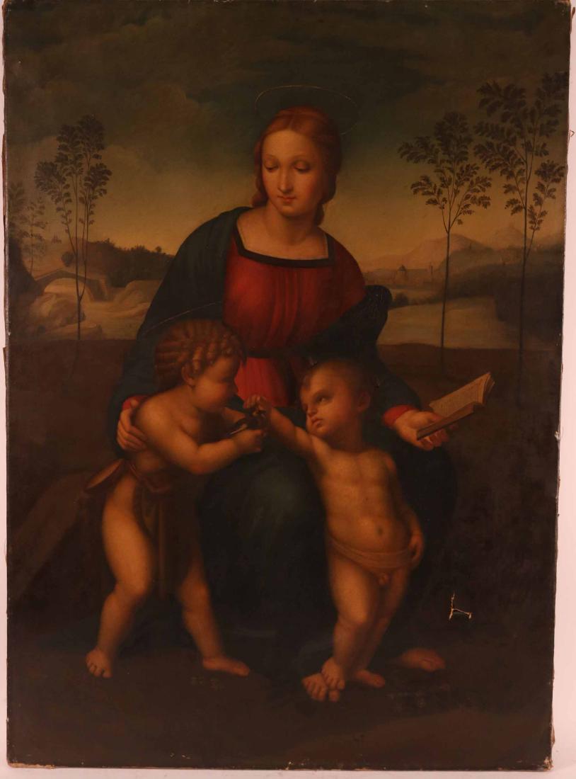 Madonna and the Goldfinch, after Raphael