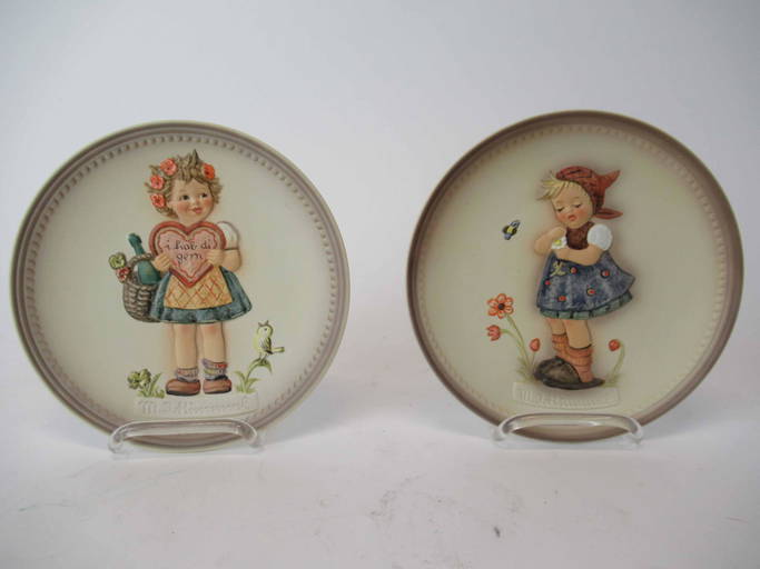 Four M. J. Hummel Goebel Plates