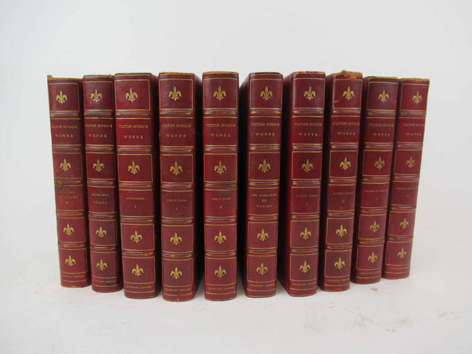 10 Assorted Vol. Of Victor Hugo Works