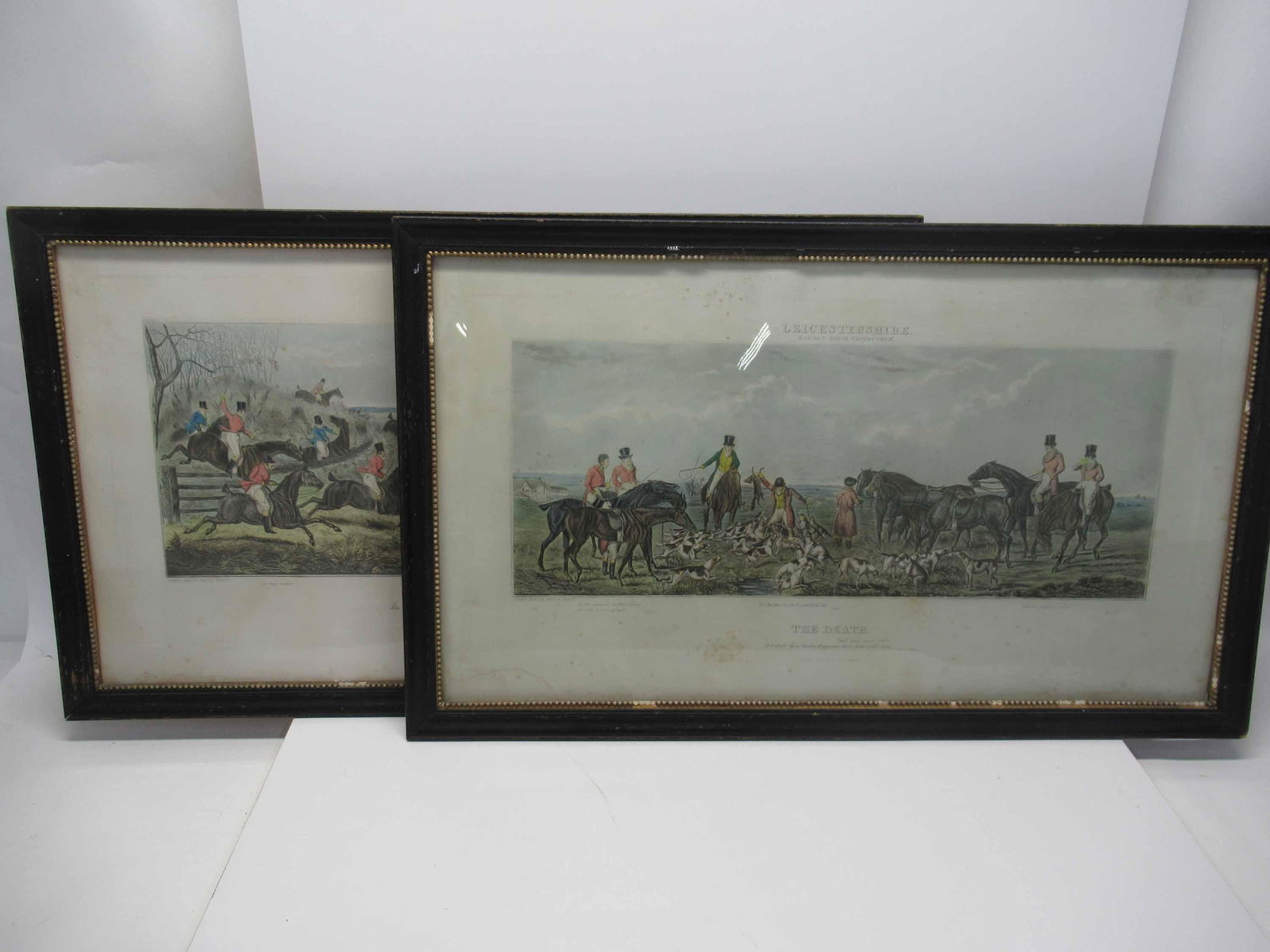 Pair Of English Fox Hunting Prints