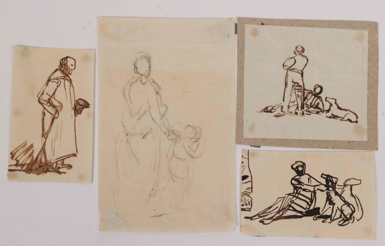 Four Old Master Pen and Ink Sketches - Sep 02, 2020 | Nye & Company in NJ