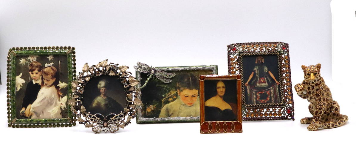 Five Jay Strongwater Picture Frames