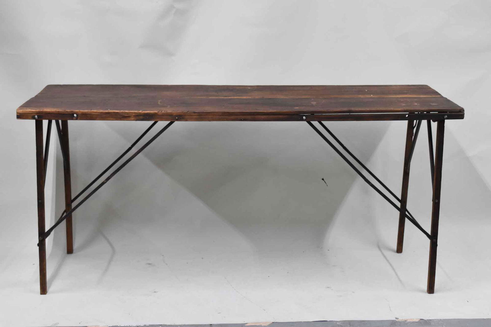 Antique Folding Wallpaper Table