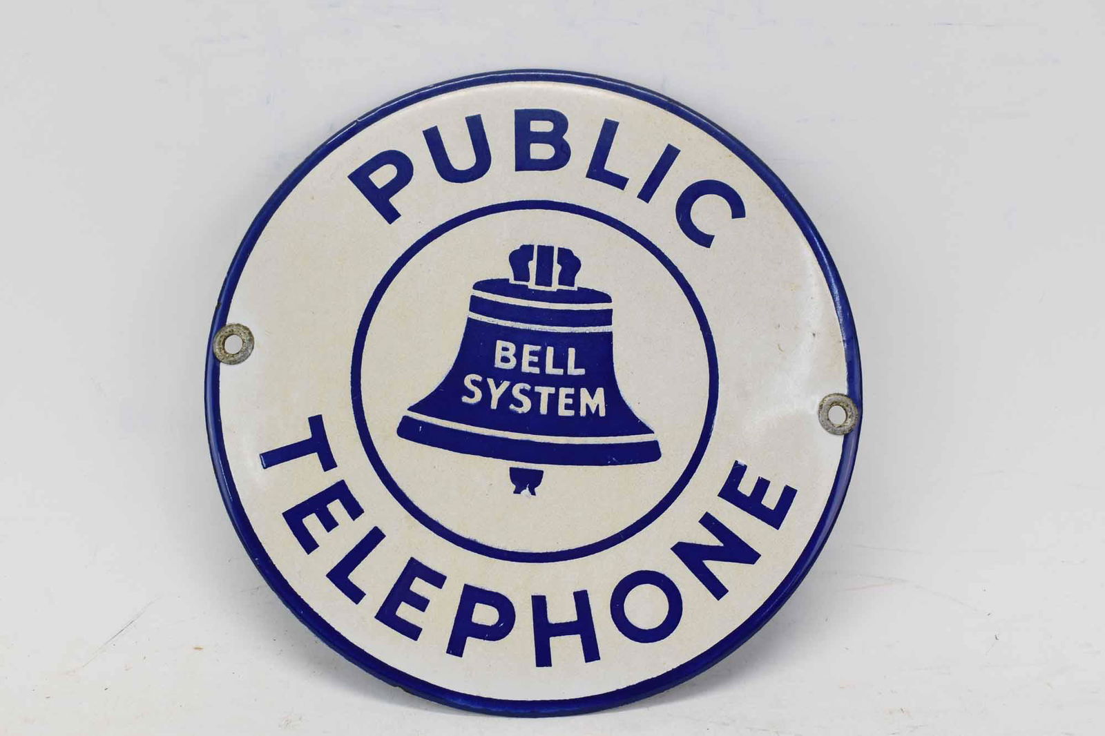 Bell System Public Telephone Porcelain Sign - Apr 29, 2021 | Nye ...
