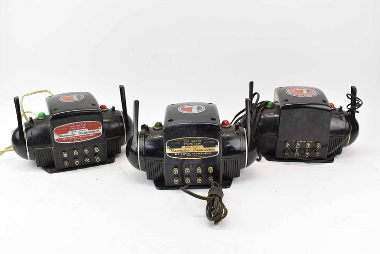 Lionel Group Of 3 Assorted Zw Transformers