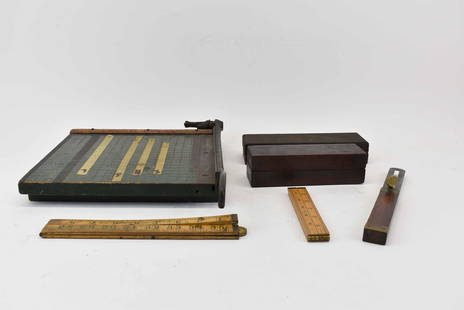 Three Vintage Folding Rulers.