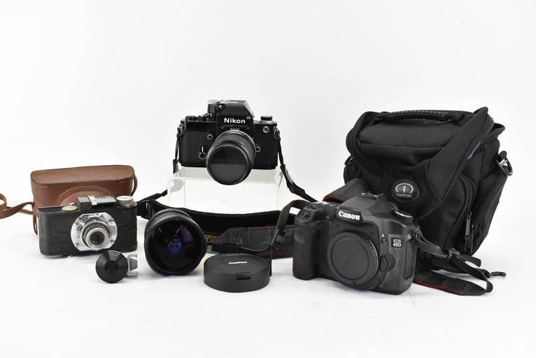 Group Of Assorted Cameras