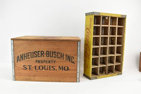 Budweiser Wooden Box, Anheuser Busch Collectable