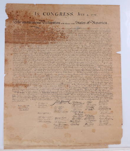 Declaration Of Independence Print