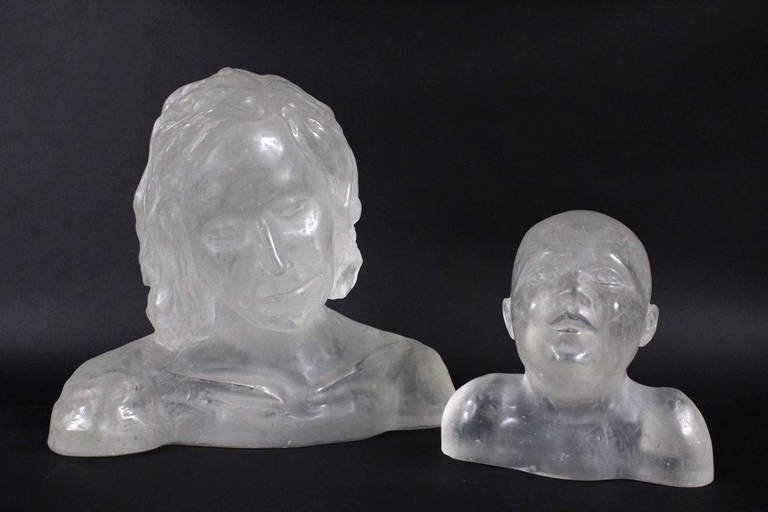 Christopher Cosma, Glass Busts Of Mother & Child