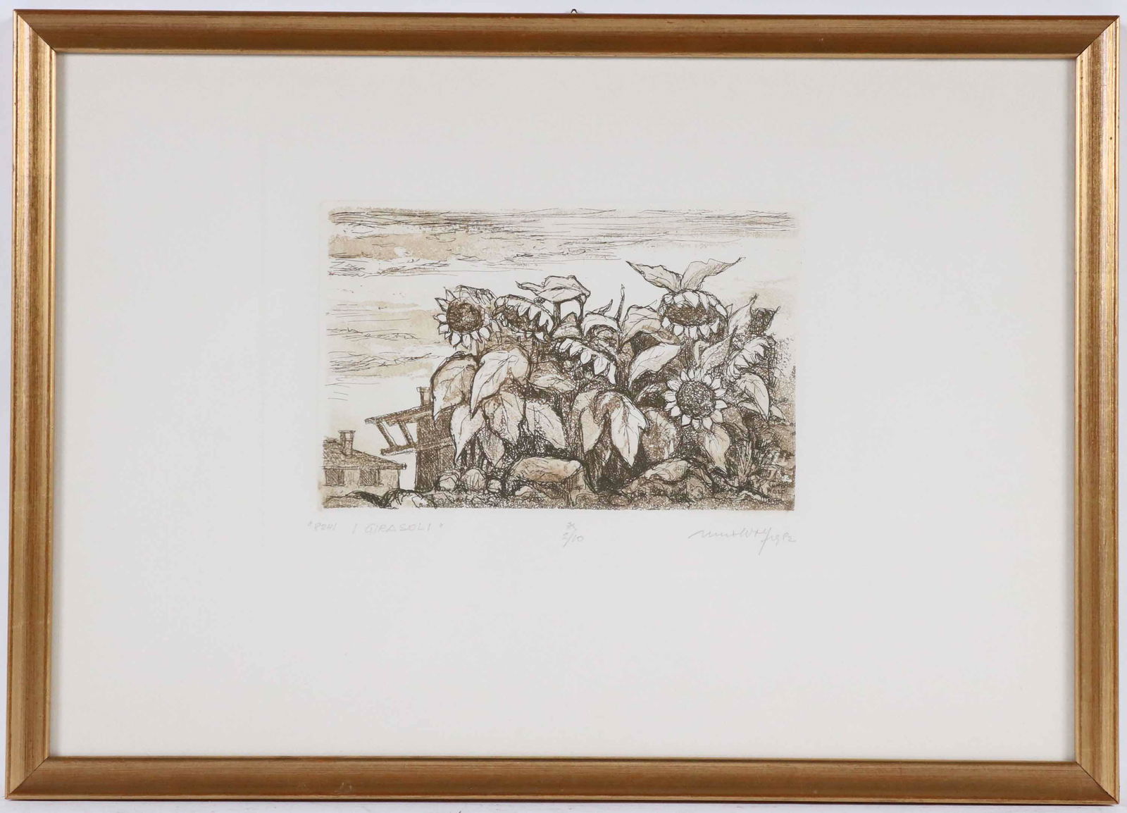 Remo Wolf, 'i Girasoli' (sunflowers)