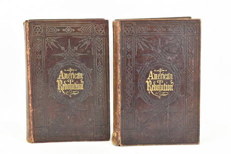 Volumes I & Ii Of B.j. Lossing's Pictorial Field Book Of The Revolution