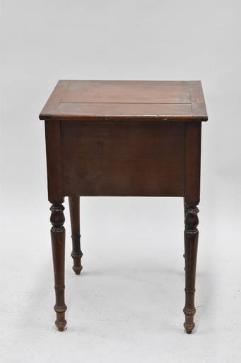 Federal Style Lift-Top Sewing Table - May 05, 2022 | Nye & Company in NJ