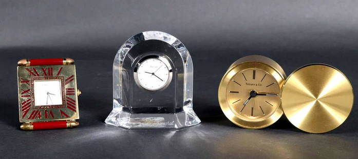Three Desk Clocks