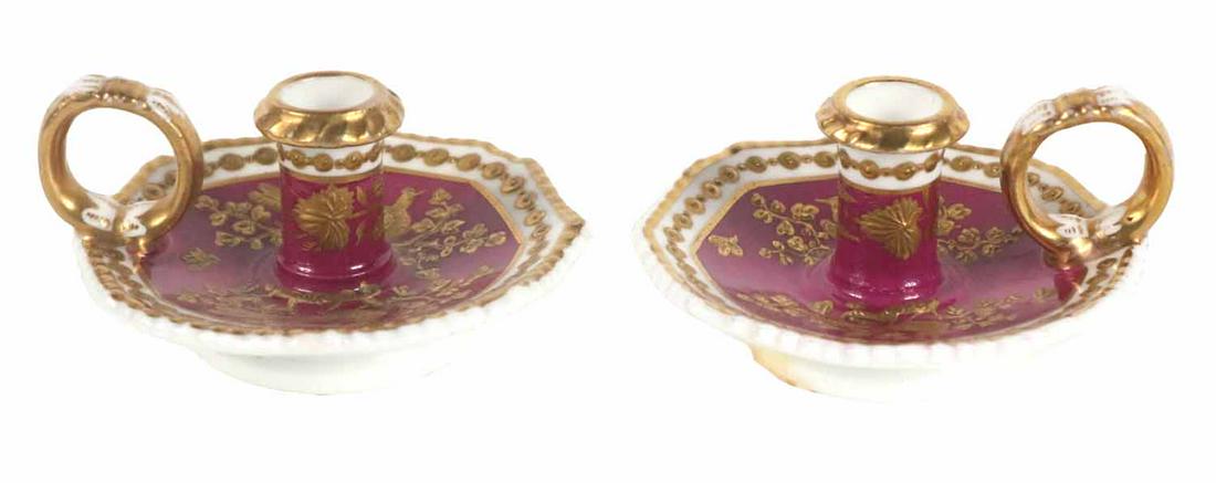 Pair of Rare Spode Miniature Chambersticks (#0364) on Jul 20, 2022 ...