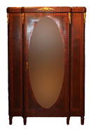 Rare Mississippi Creole Figured Cherry Armoire (#1052) on Sep 17, 2022 ...