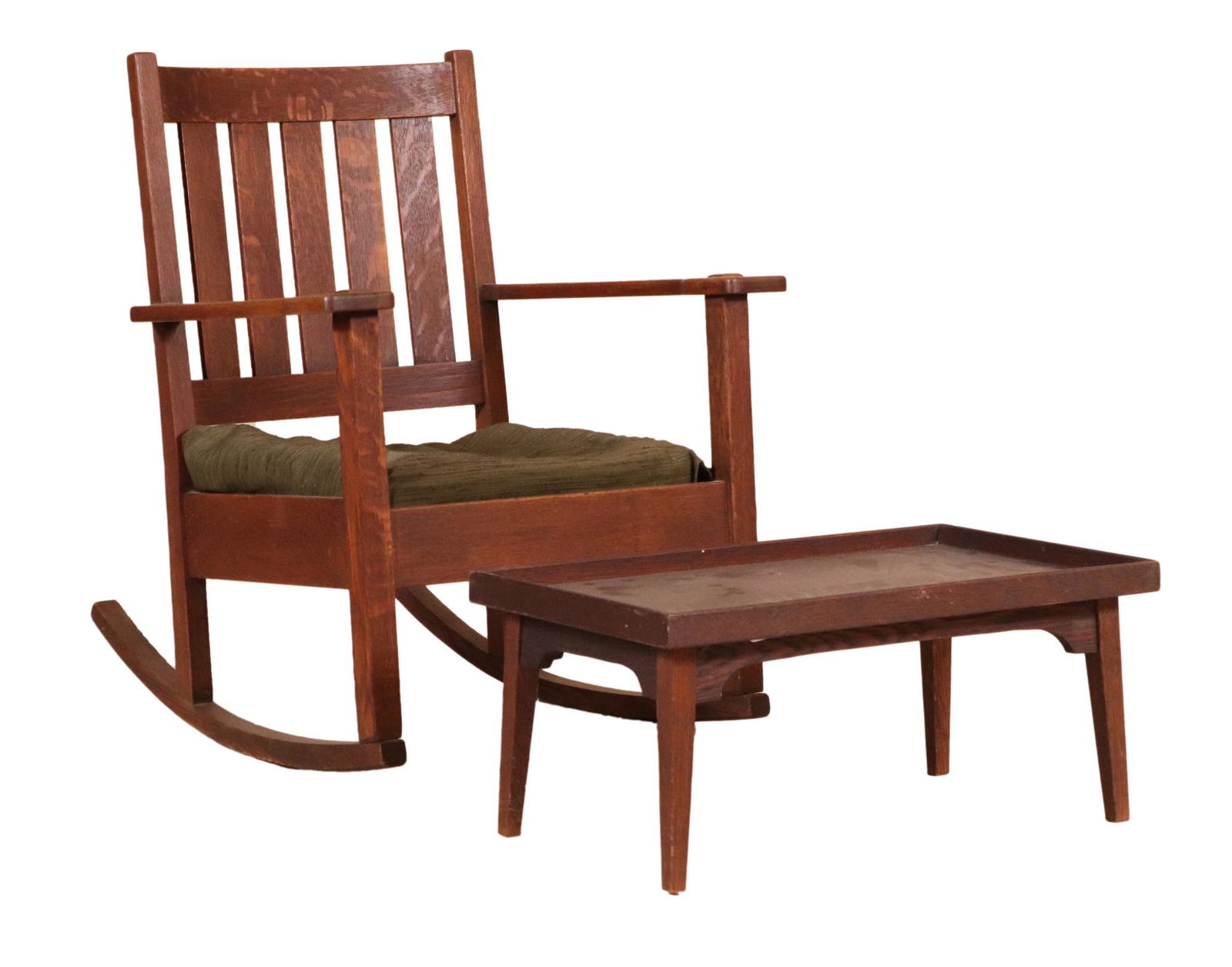 Stickley Brothers Oak Rocking Chair - Sep 07, 2022 | Nye & Company in NJ
