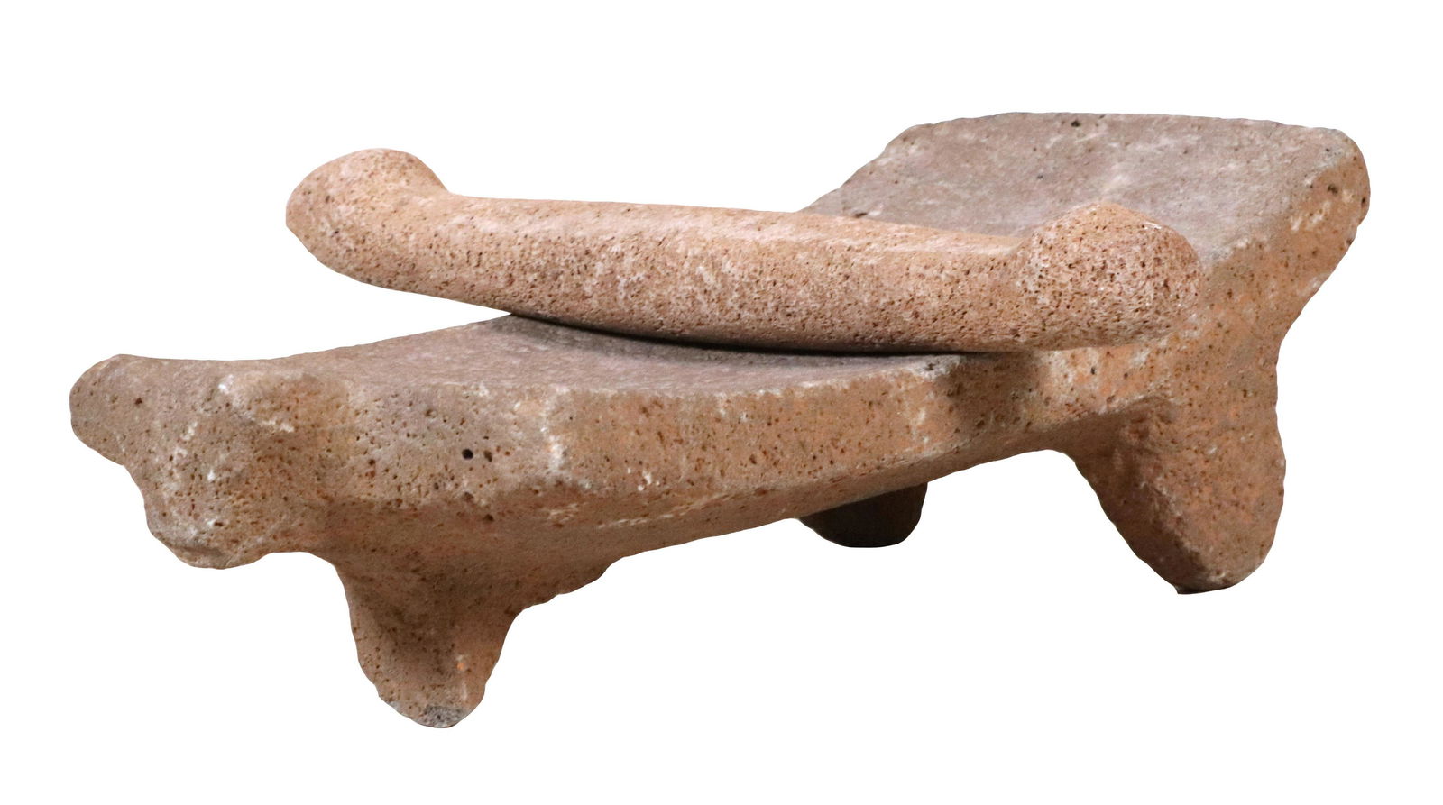 Pre Columbian Stone Metate And Mano