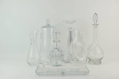 Group Of Pyrex Dessicant Jar (bottom) And Two Bell