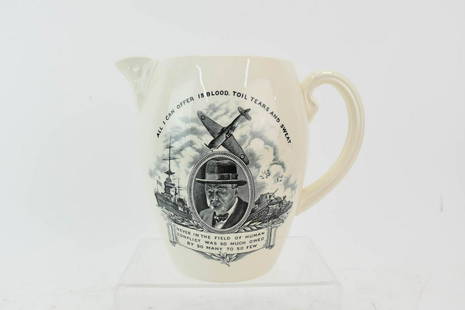 Copeland Spode Winston Churchill Commemorative Pitcher