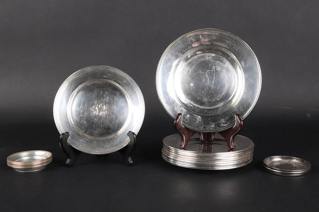 Sterling Silver Bread Plates and Butter Pats - Mar 10, 2023 | Nye ...