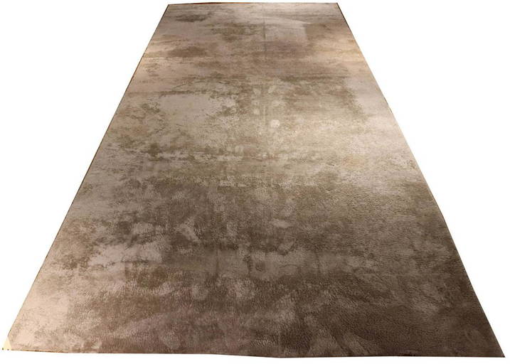 Carini Lang Grey Silk Shag Area Rug