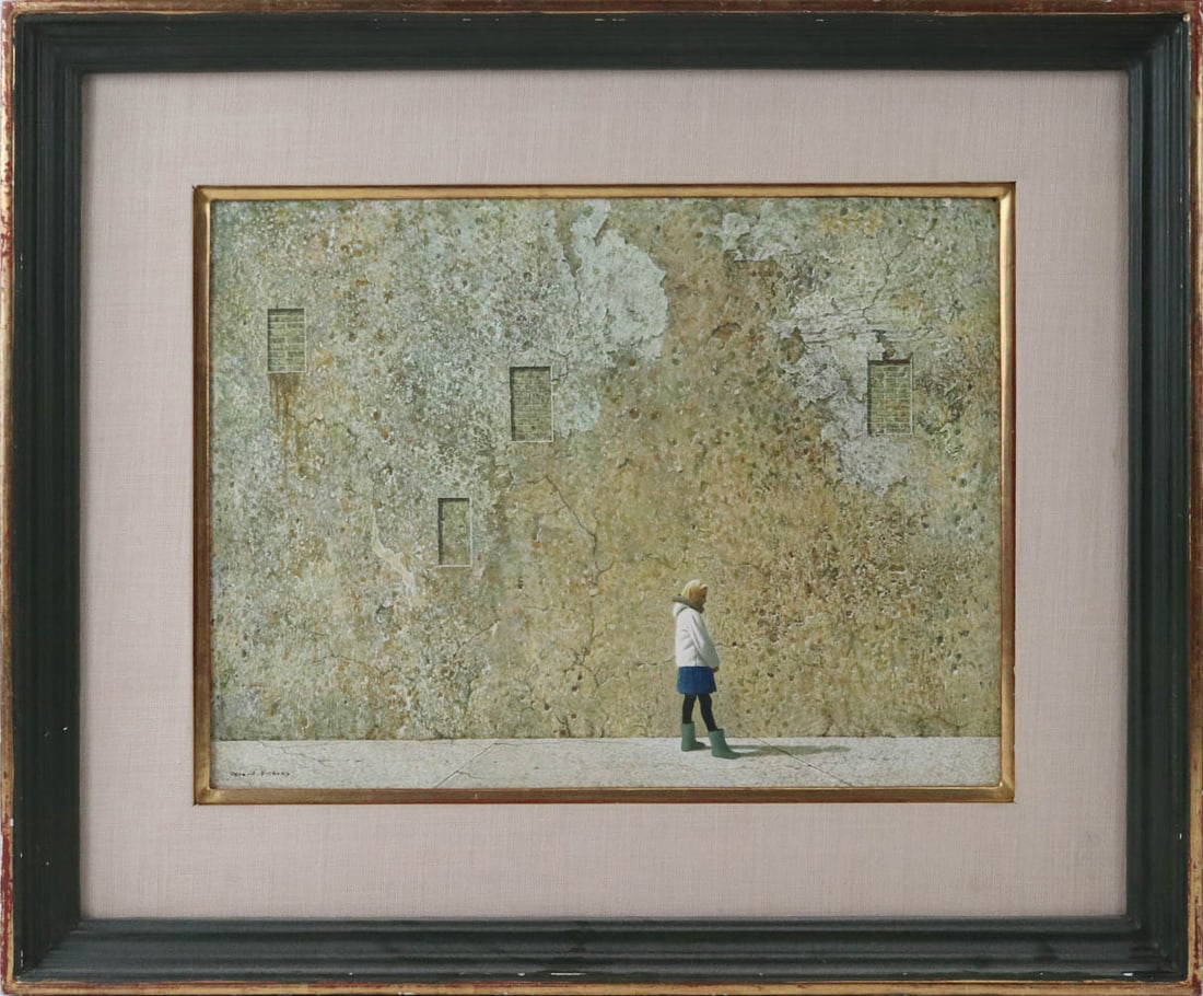 Robert Remsen Vickrey, Oil On Panel, Wall Auction