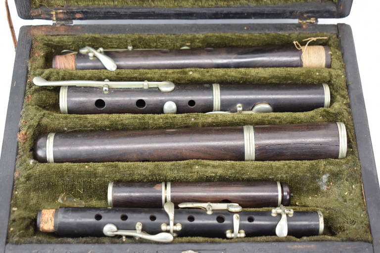 Antique Ebonywood Piccolo In Fitted Case