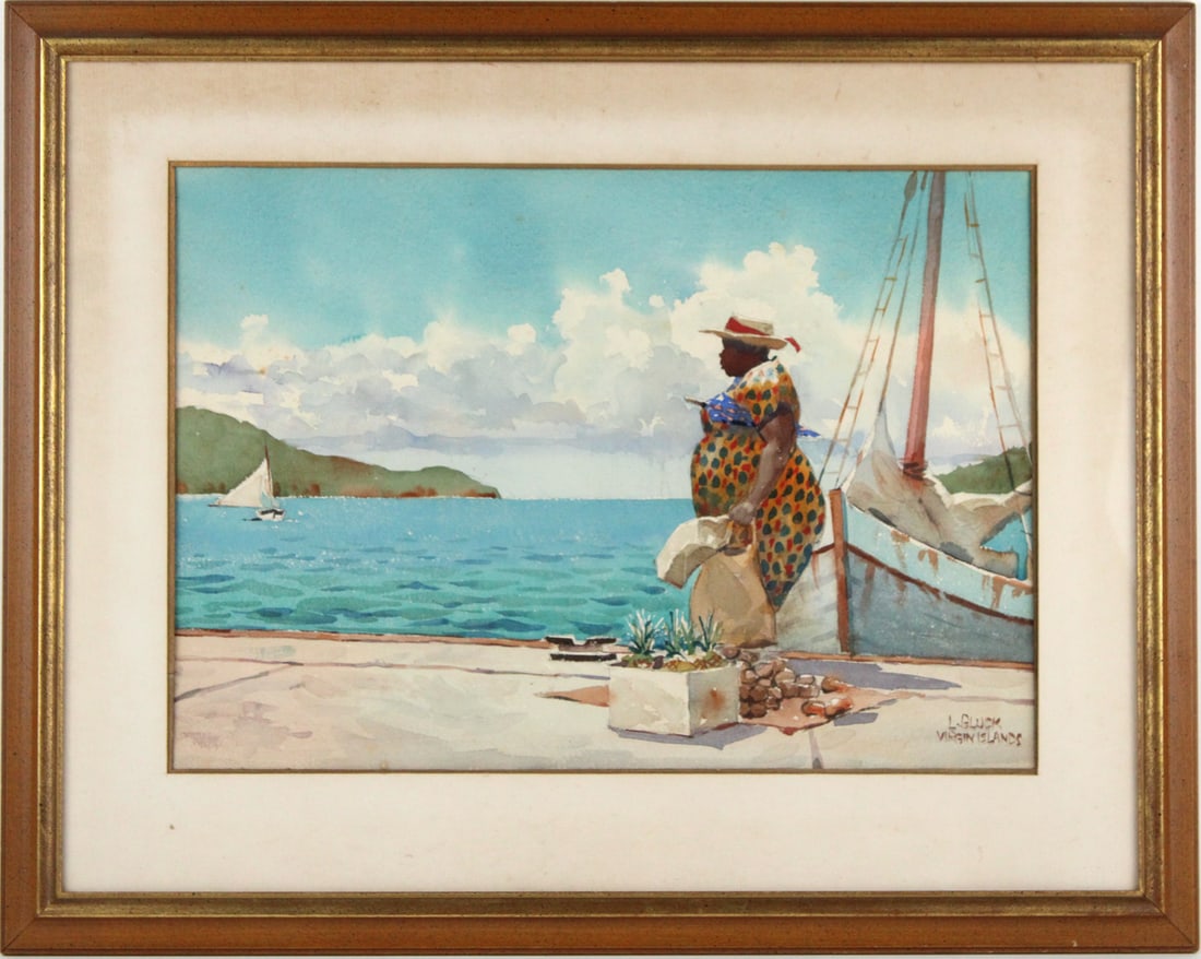 Larry Gluck, Watercolor, Virgin Islands