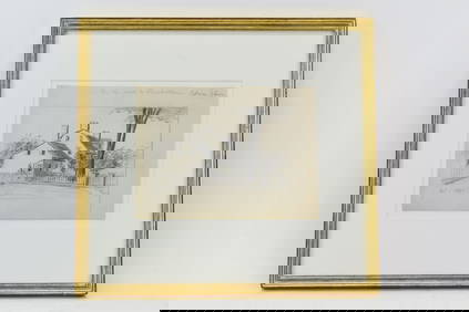 Wwii Adolf Hitler Colored Pencil Sketch Of A Mill