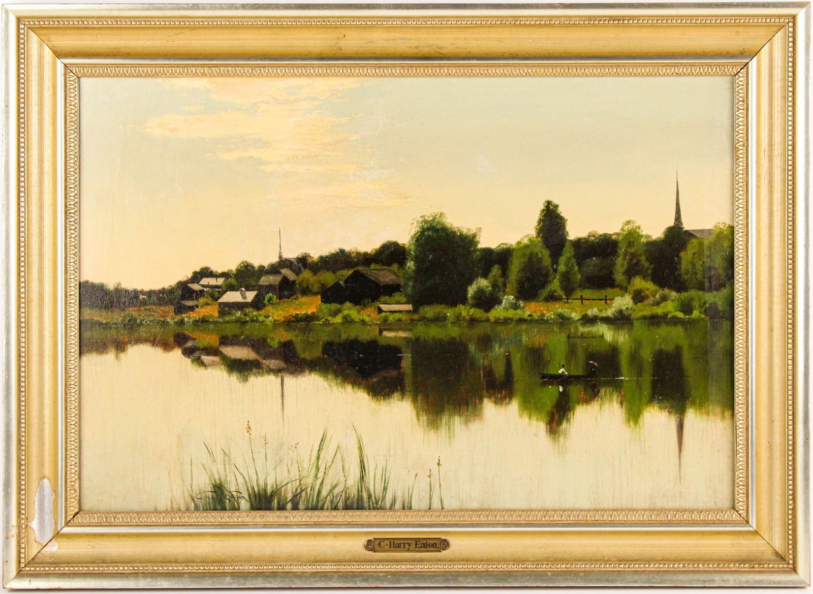 Charles Harry Eaton, Oil On Canvas, Landscape Auction
