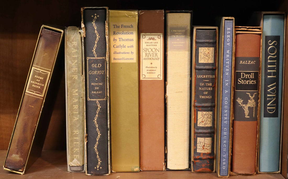 Seven Limited Editions Club Books Auction