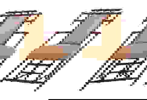 Pair Of George Hunzinger Walnut Parlor Chairs Auction