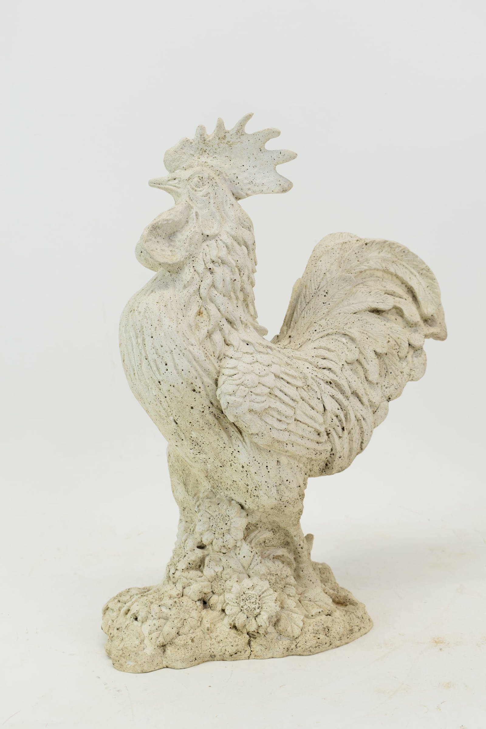 Composition White Rooster Auction