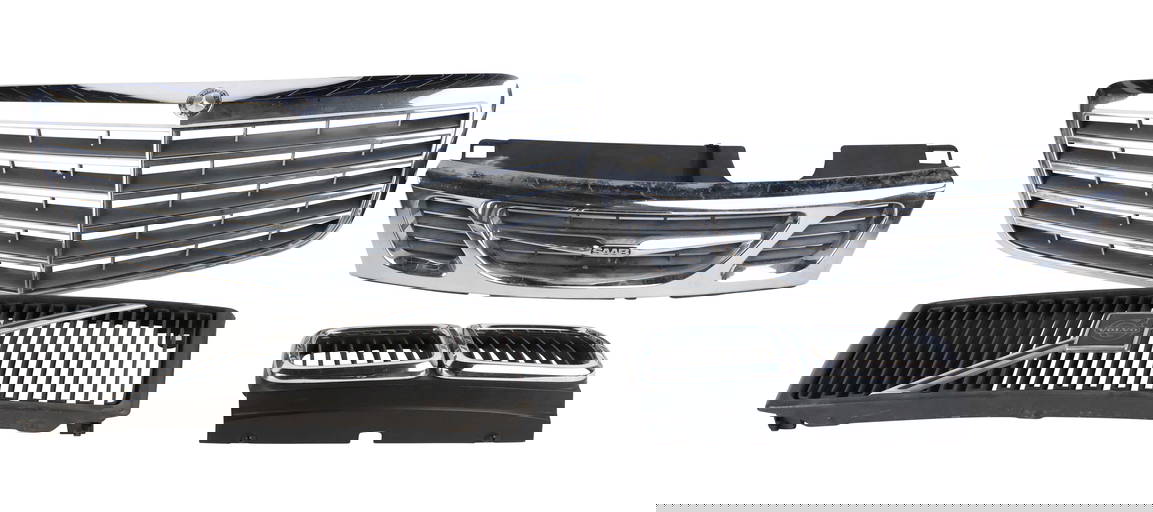 Group Of Assorted Foreign Car Grills