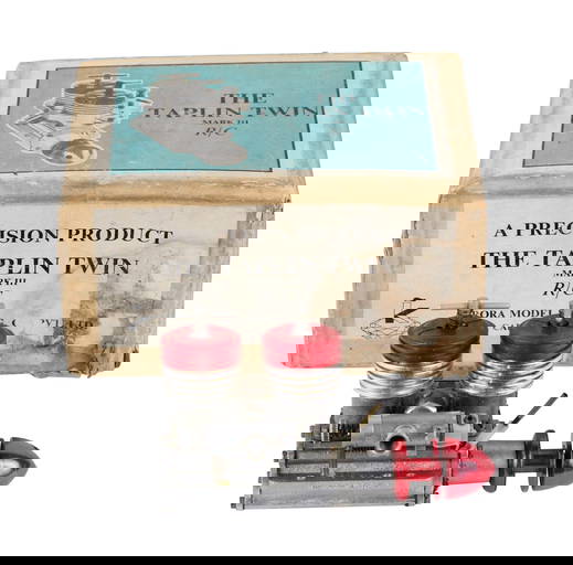 Vintage Model Airplane Motor, The Taplin Twin