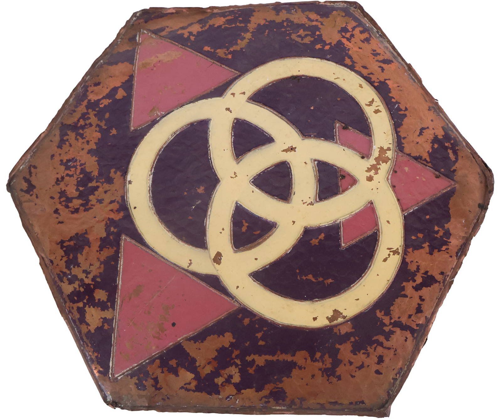 Painted Copper Barn Hex Sign Auction