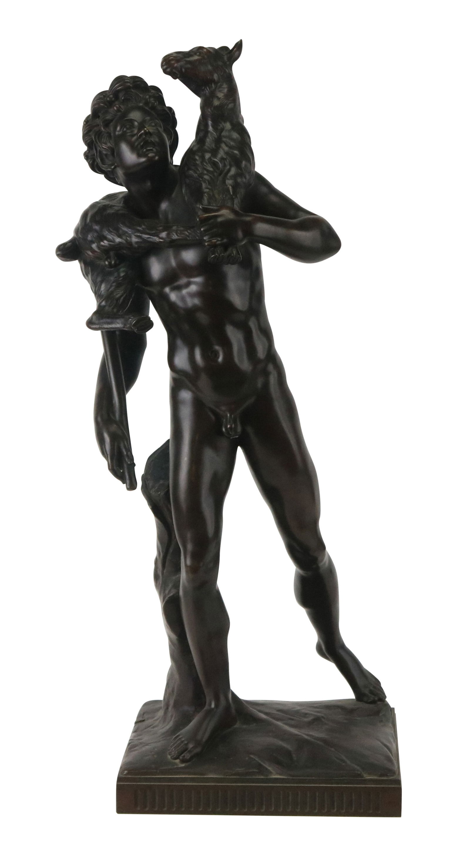 Faun Carrying A Kid, Bronze Sculpture - Jul 30, 2025 | Nye & Company In Nj