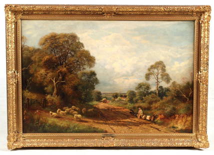 Nic Lenz Oil Canvas Country Scene