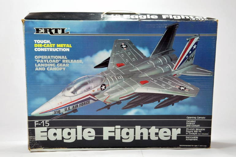 Ertl Large Diecast Model Of A F 15 Eagle Fighter