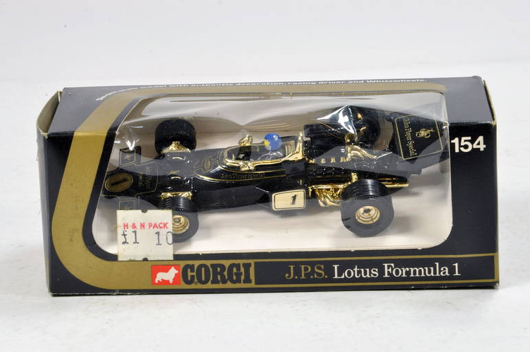 Corgi No. 154 Jps Lotus F1 Racing Car. Nm In Box.